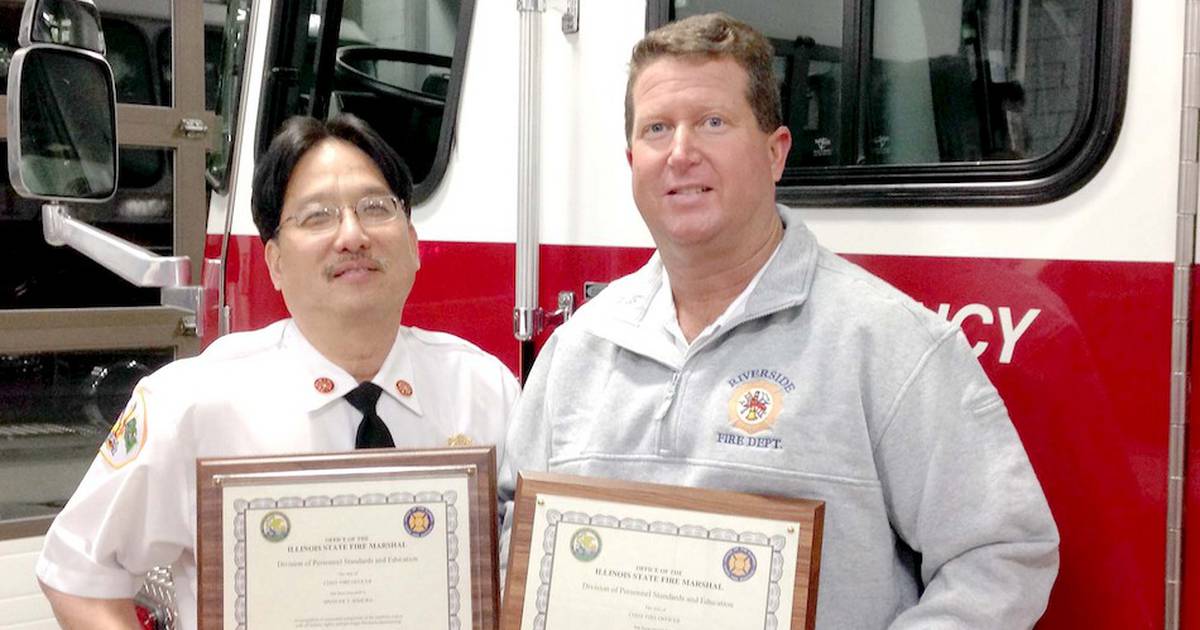 Riverside fire chiefs achieve state's highest certification – Shaw Local