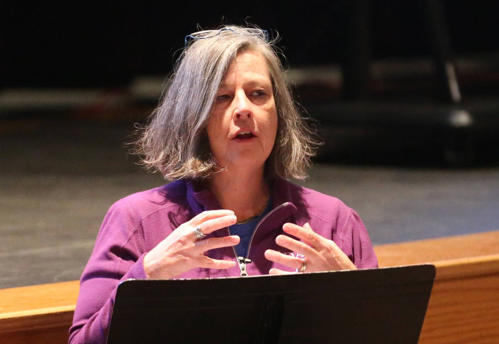 Photos: Immigration attorney Sara Dady speaks at Mendota High School ...