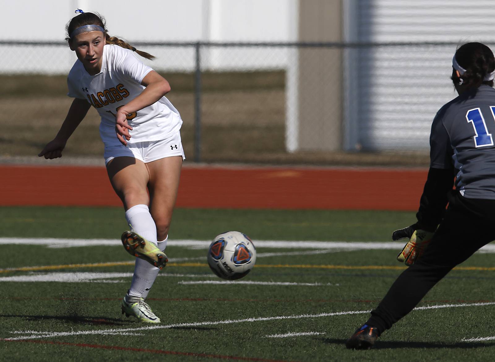 Girls soccer: Jacobs’ Gabby Wojtarowicz scores 22 goals in first 7 ...