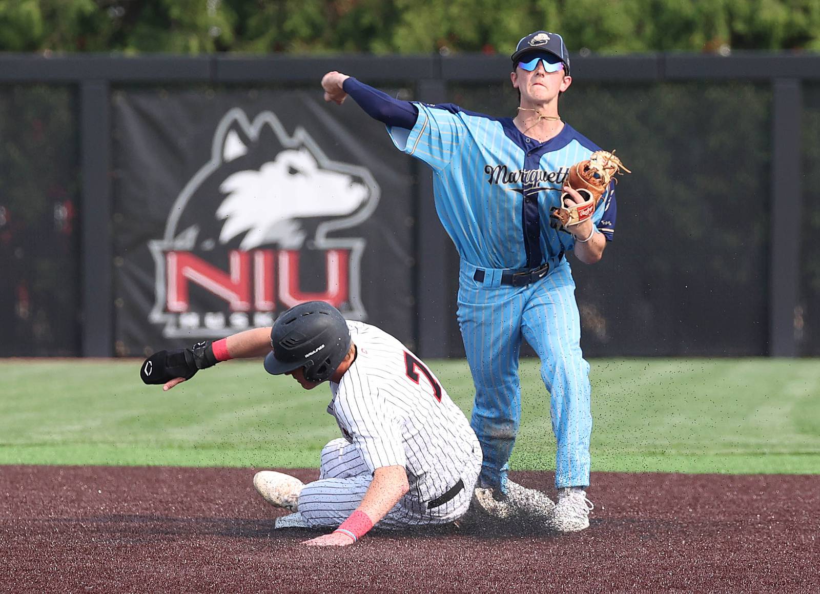 Photos: Marquette, Fulton baseball meet in Class 1A supersectional at ...