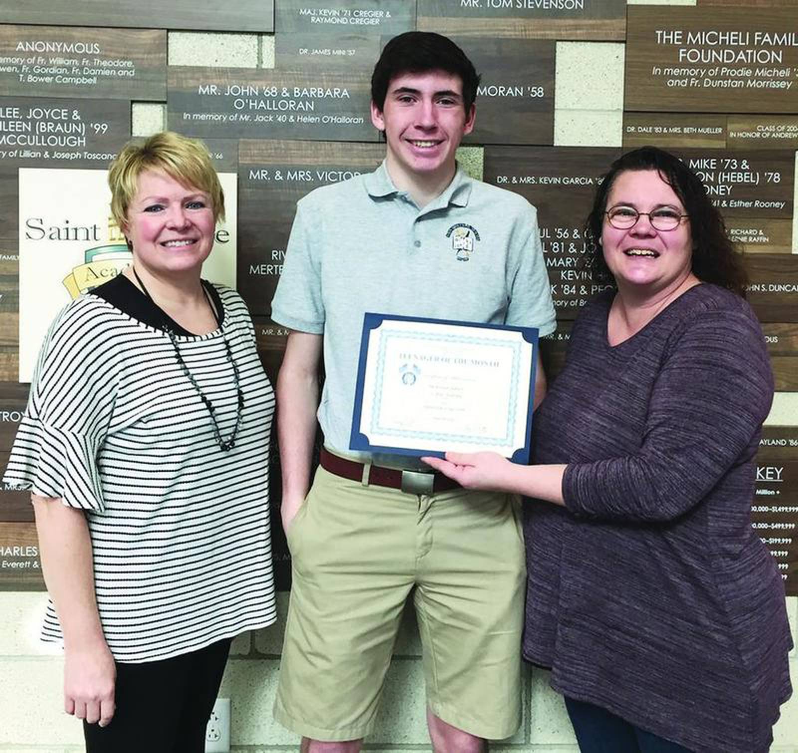 Oglesby Elks honor Mark Yaklich and Raven Stevens as Teens of the Month ...