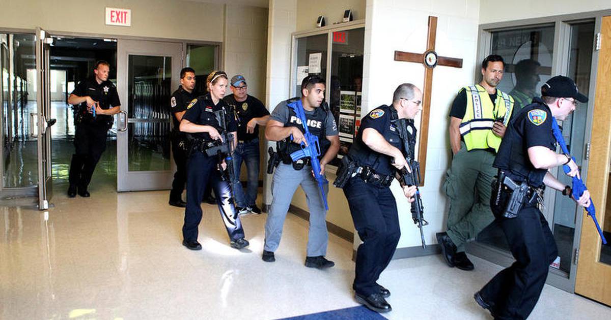 Local police ‘constantly evaluating’ response for mass shooting events ...