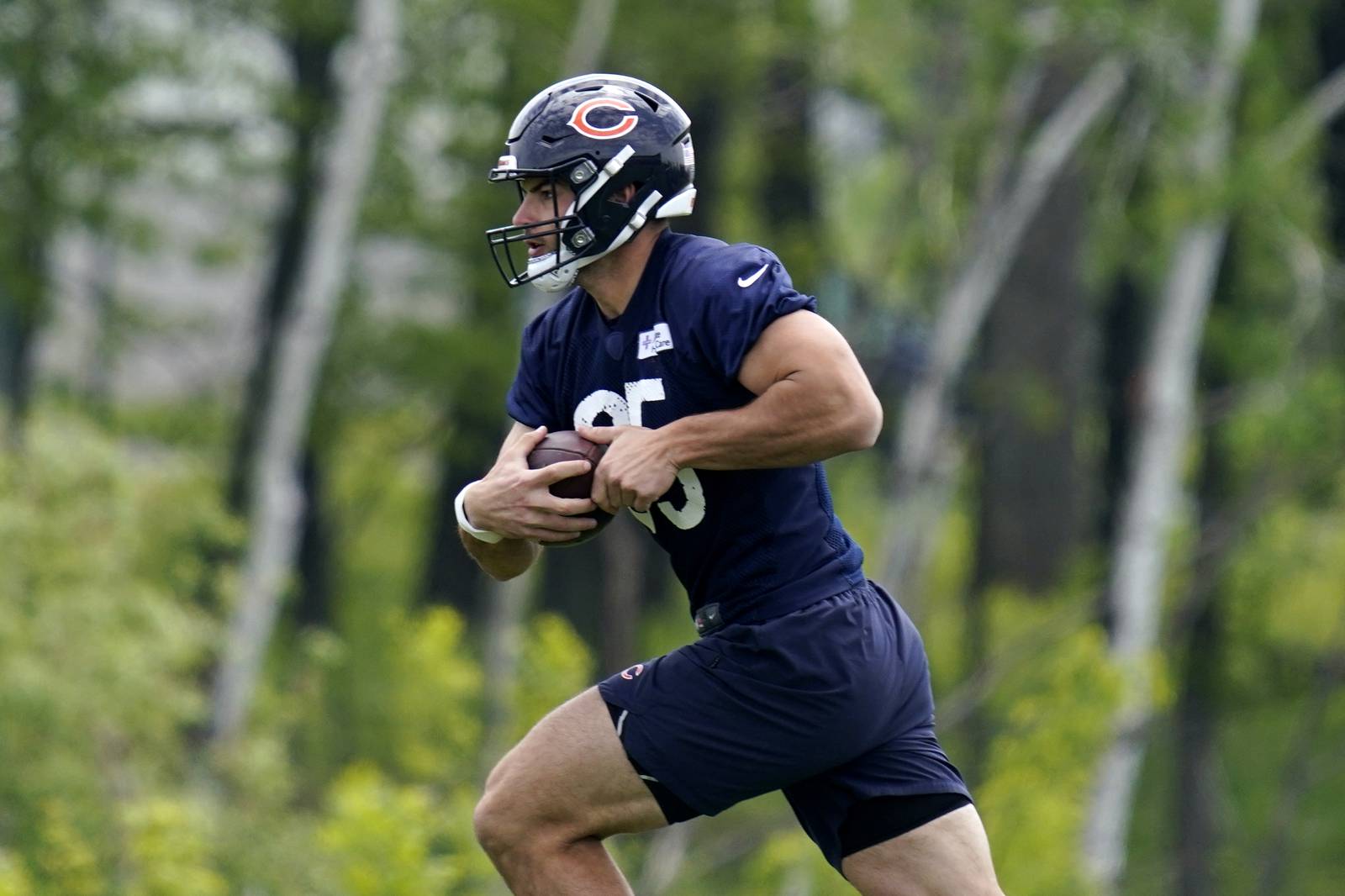 Bears training camp notes: Luke Getsy believes Cole Kmet can be a ‘rock ...