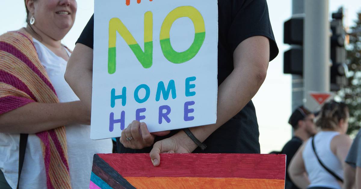 Crowd at Geneva pride-painted hydrant shows support for LGBTQ+ ...