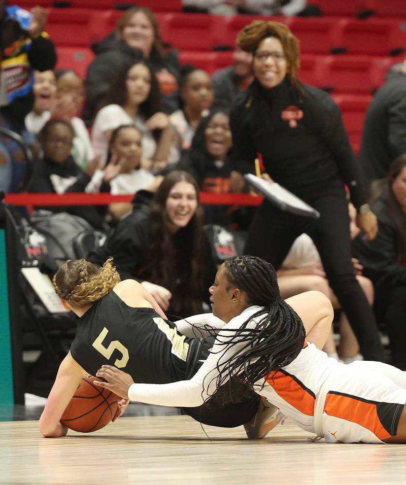 Photos: DeKalb, Sycamore girls basketball teams meet in game one of 2024 FNBO Challenge at NIU ...