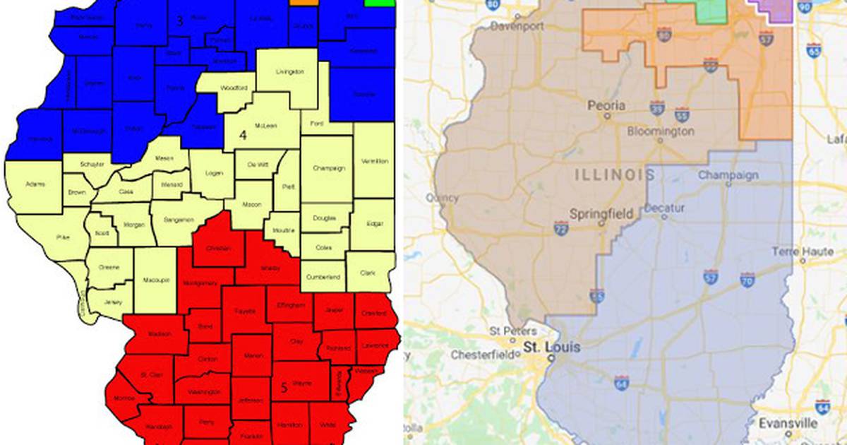 Illinois Democrats release new Supreme Court district maps – Shaw Local