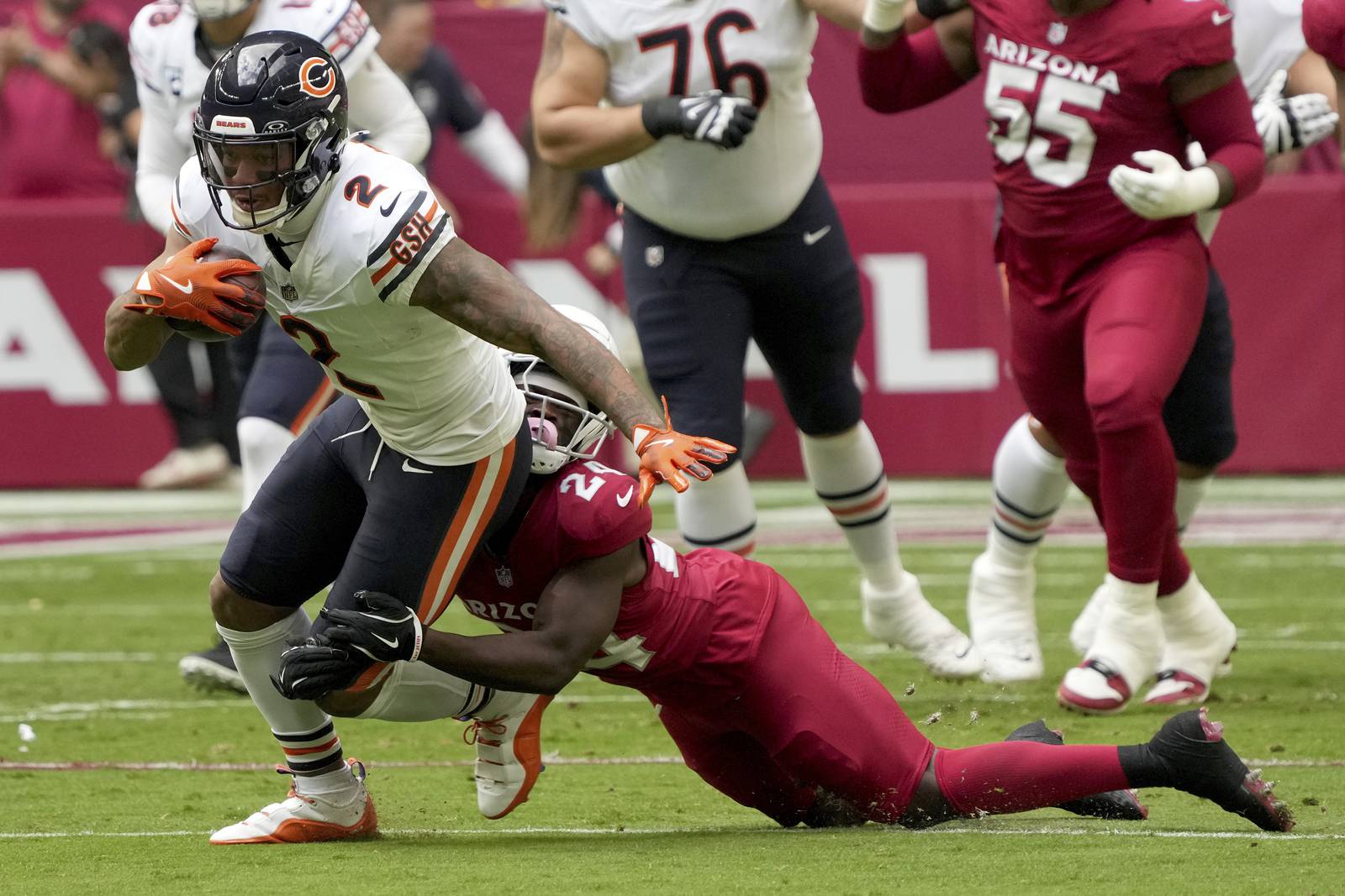 Chicago Bears WR DJ Moore dispels notion he quit on 1st quarter play ...