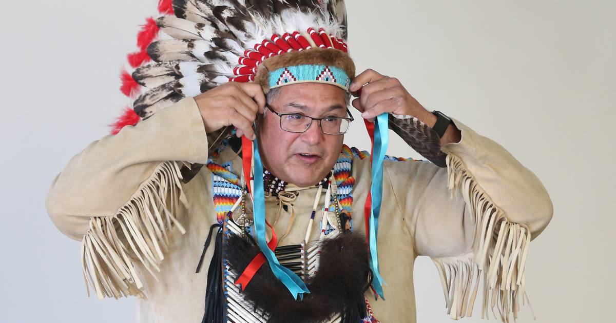 Photos: Chief Gerald Savage shares stories of Native Americans at IVCC ...