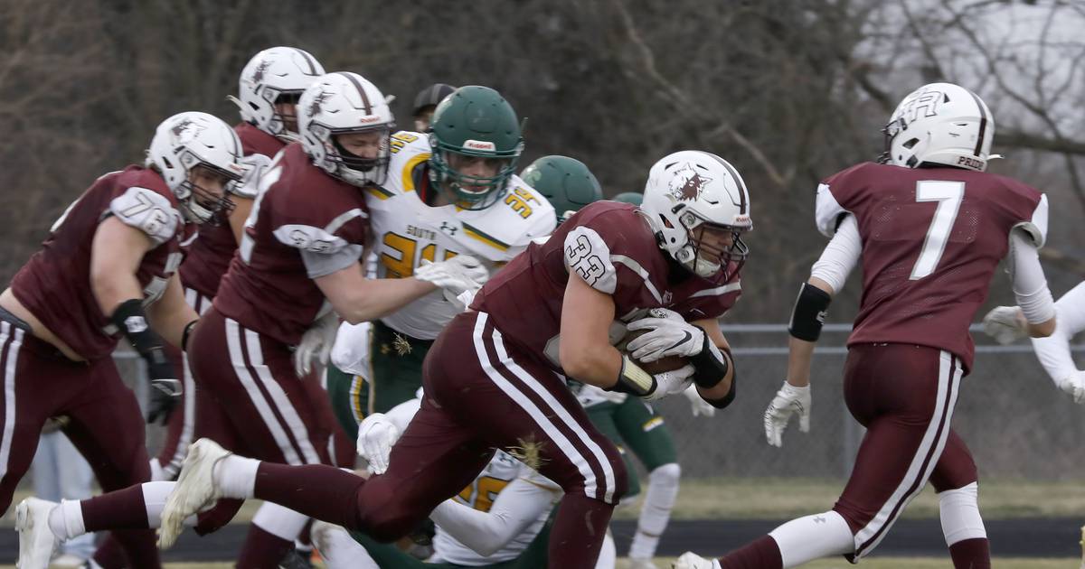 Prairie Ridge’s Carter Evans finds end zone 5 times in win over Crystal ...