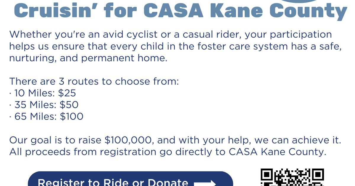 War on Wheels: CASA Kane County bike ride to support foster care ...