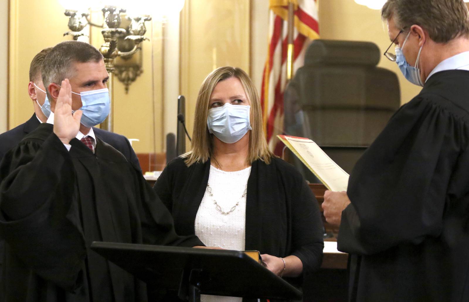 Photos: Judge Joseph Pedersen sworn in as 23rd Judicial Circuit judge ...