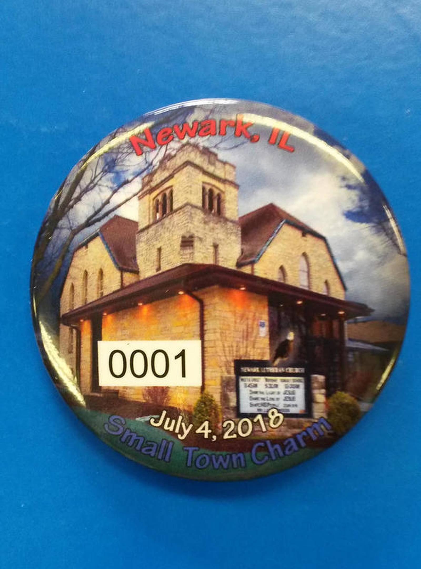 Souvenir button features Newark Lutheran – Shaw Local