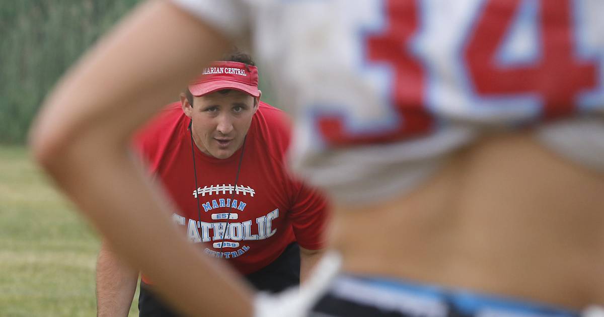 Photos: Marian Central summer football practice 2023 – Shaw Local