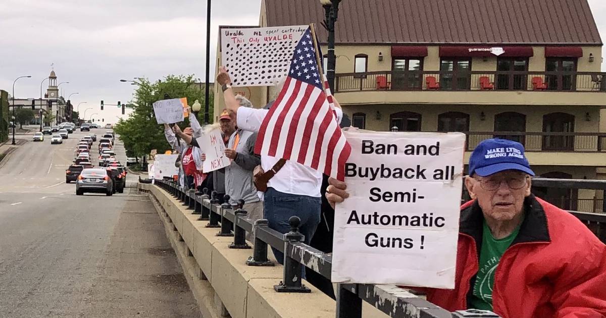 Groups demand action on assault weapons during Geneva protest – Shaw Local
