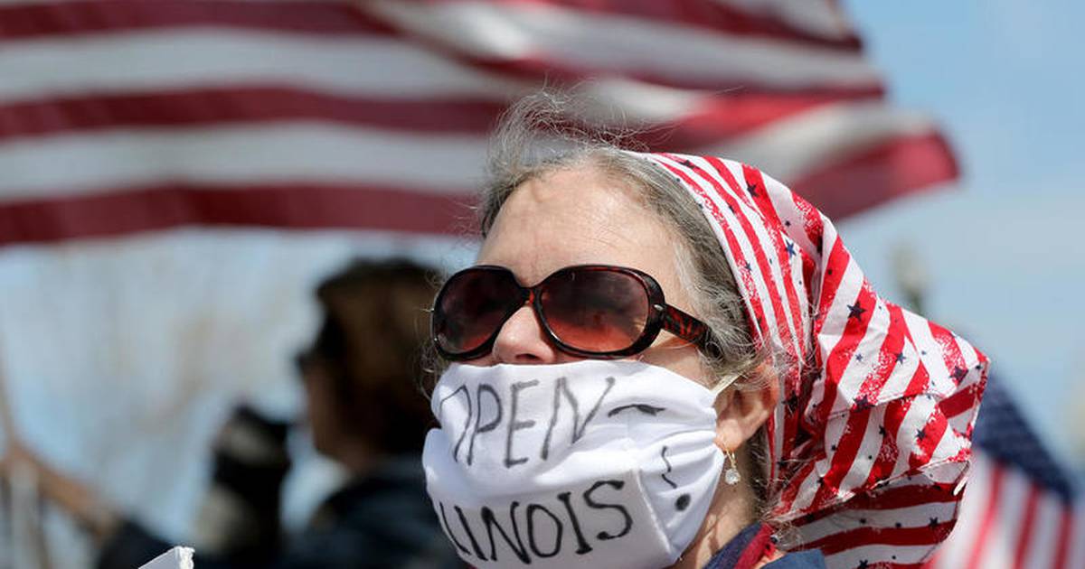 Reopen Illinois rally moved from downtown Oswego to shopping center ...