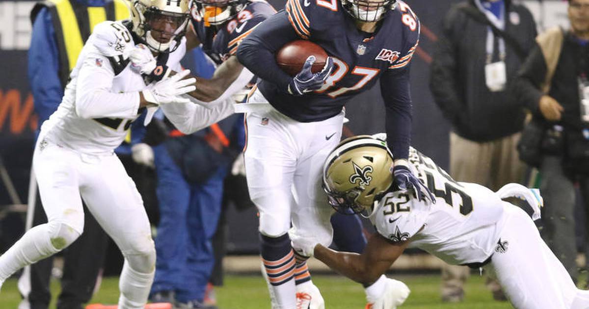 Why Bears benched floundering former second-round TE Adam Shaheen ...