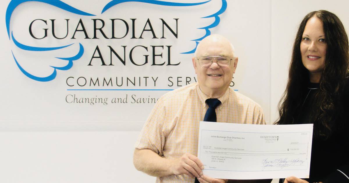Exchange Club of Joliet donates $10K to Guardian Angel Community ...