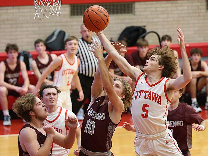 Photos: Ottawa vs Marengo boys basketball in the Dean Riley ...