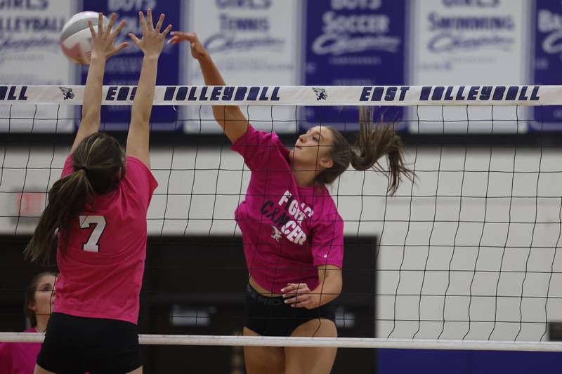 Photos: Lincoln-Way West vs. Lincoln-Way East Girls Volleyball – Shaw Local