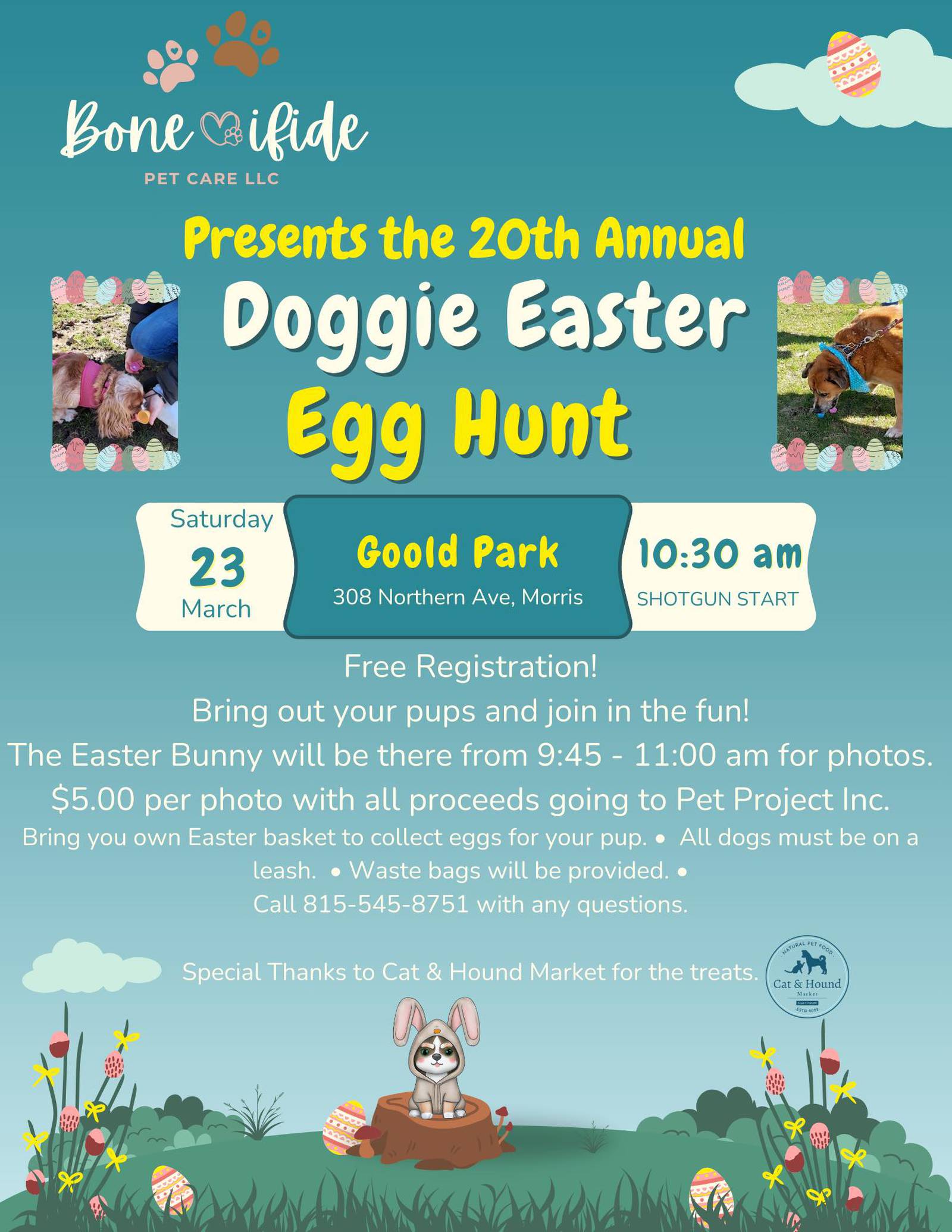 Bone-ified Pet Care hosts 20th annual Doggie Easter Egg Hunt on ...