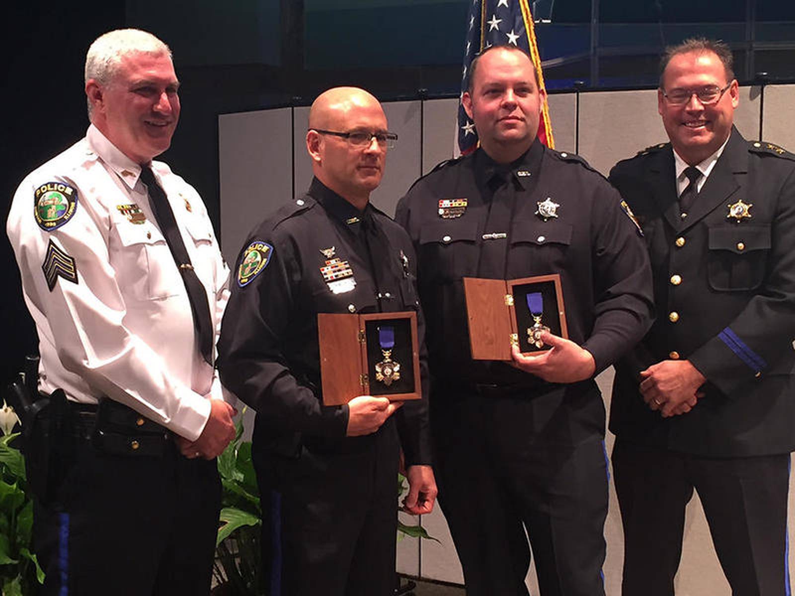 Oswego police officers receive Medal of Honor awards – Shaw Local