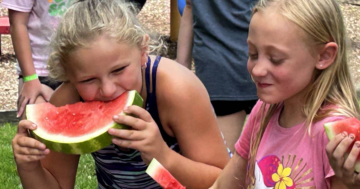 Contestants compete at Sauerkraut Days’ watermelon-eating contest ...
