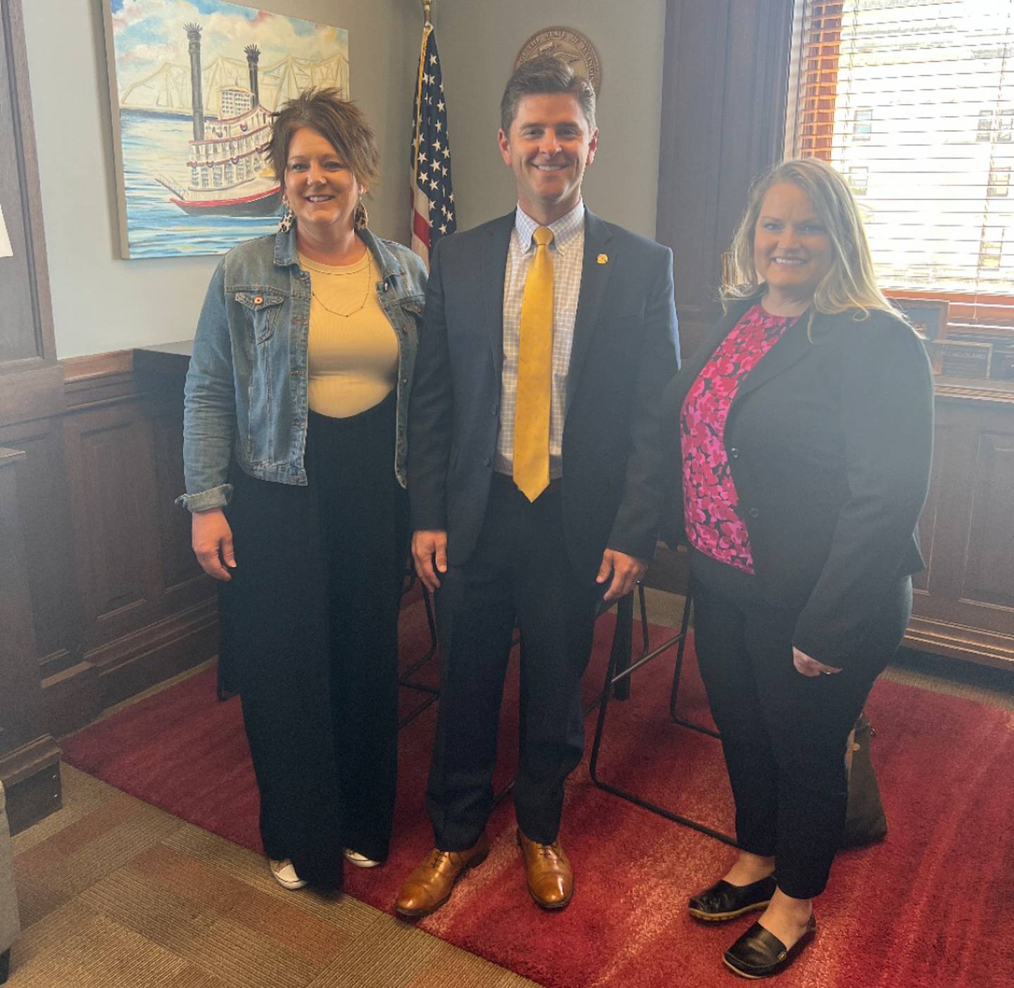 State Rep. Ryan Spain welcomes local leaders as part of Emerging Women ...