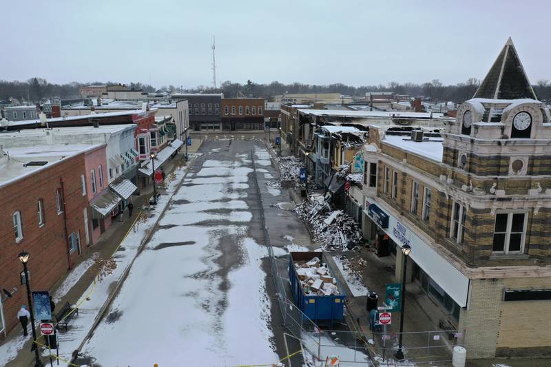 Photos: Aftermath of the Mendota downtown fire one week later – Shaw Local