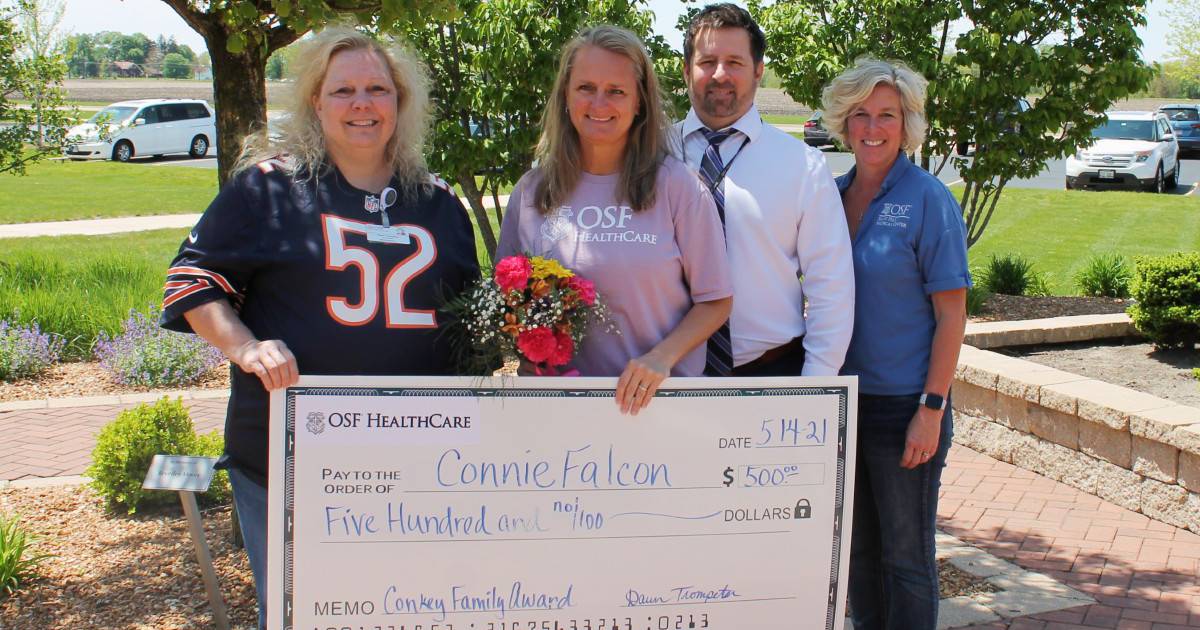 Connie Falcon named 40th annual Conkey Family Award winner at OSF St ...