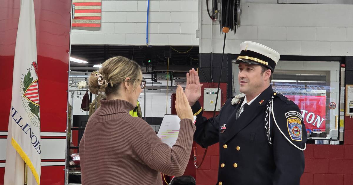 Princeton promotes firefighter Nick Dykstra to lieutenant – Shaw Local