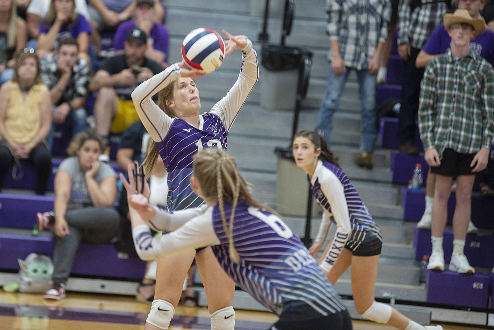 Volleyball: Dixon sets tone from start in nonconference win over ...