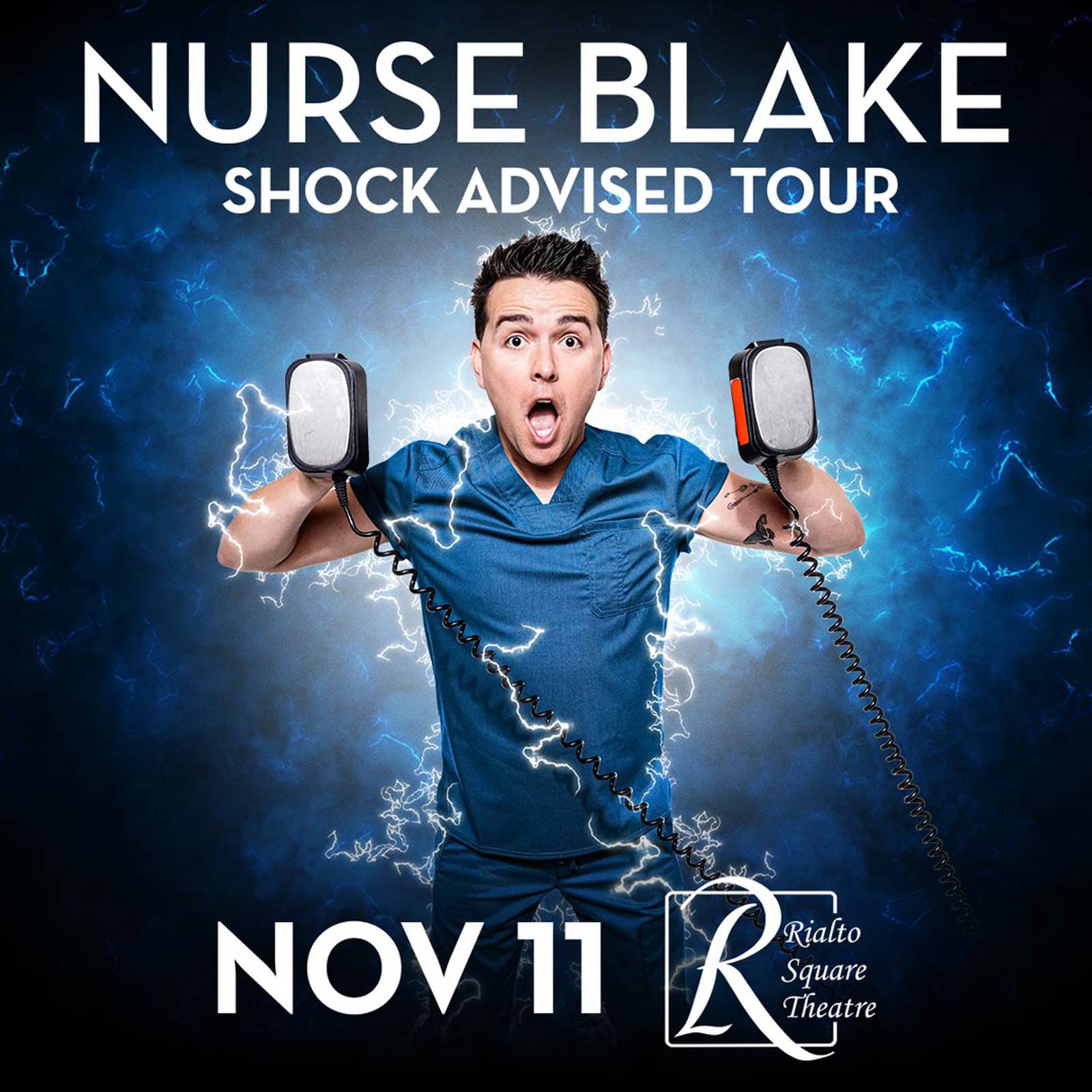 Comedian Nurse Blake brings Shock Advised Tour to Rialto Square Theatre ...