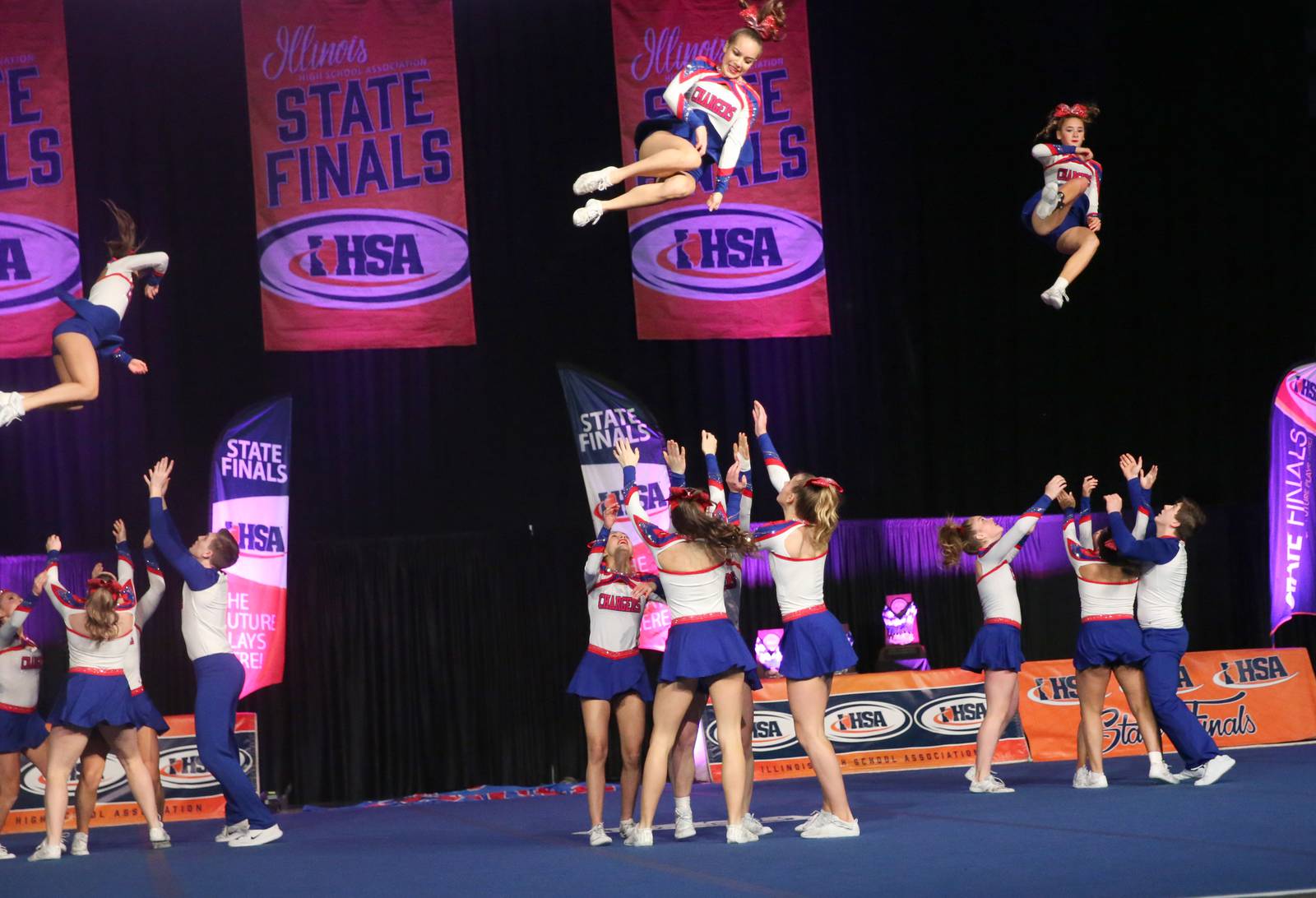Photos: IHSA State Cheerleading Competition finals – Shaw Local