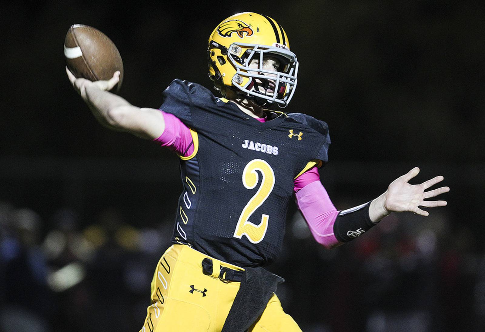 High school football: Jacobs’ Chris Katrenick and Huntley’s Anthony ...