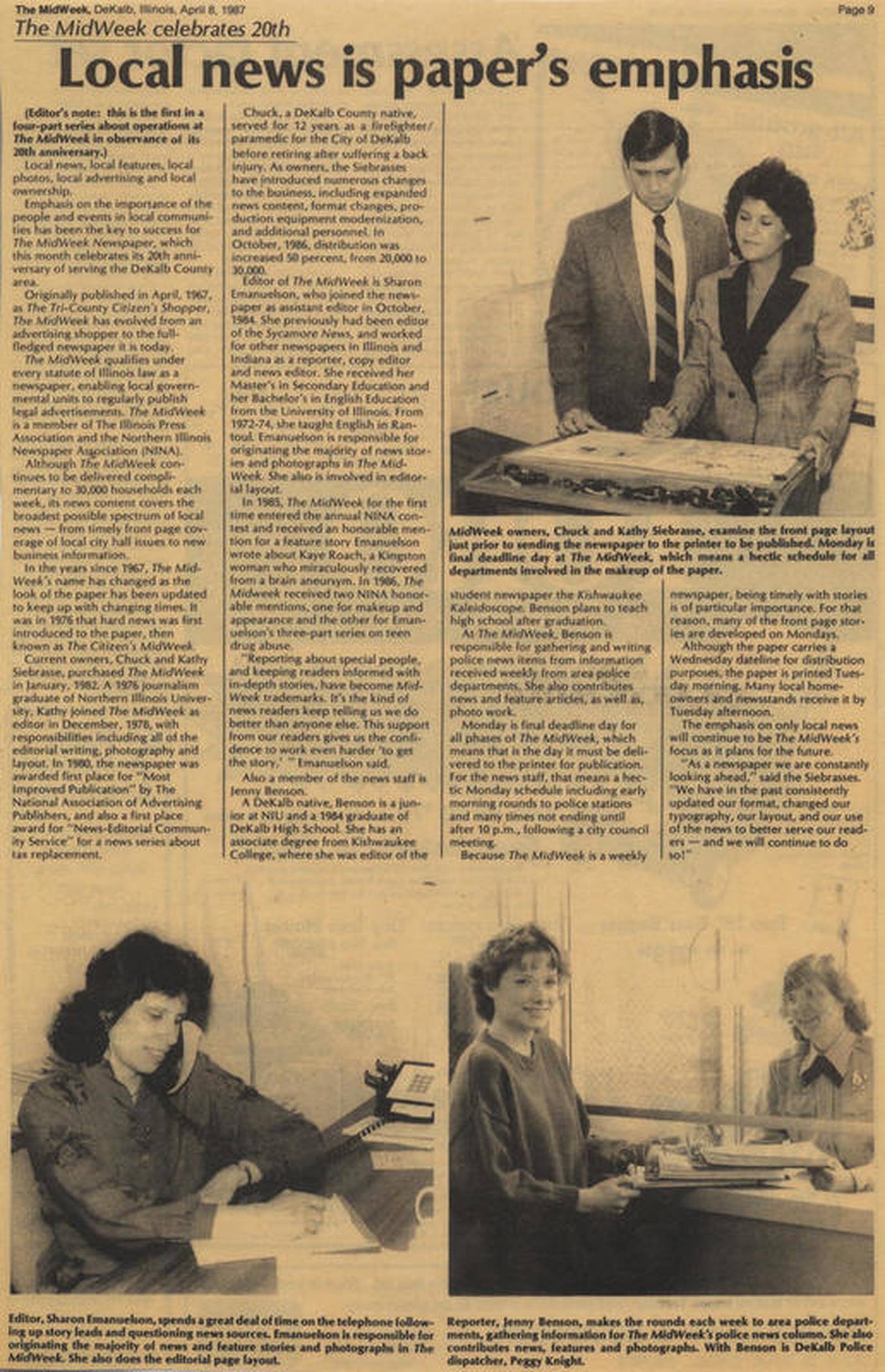 Koch: 50 years of keeping The MidWeek local – Shaw Local