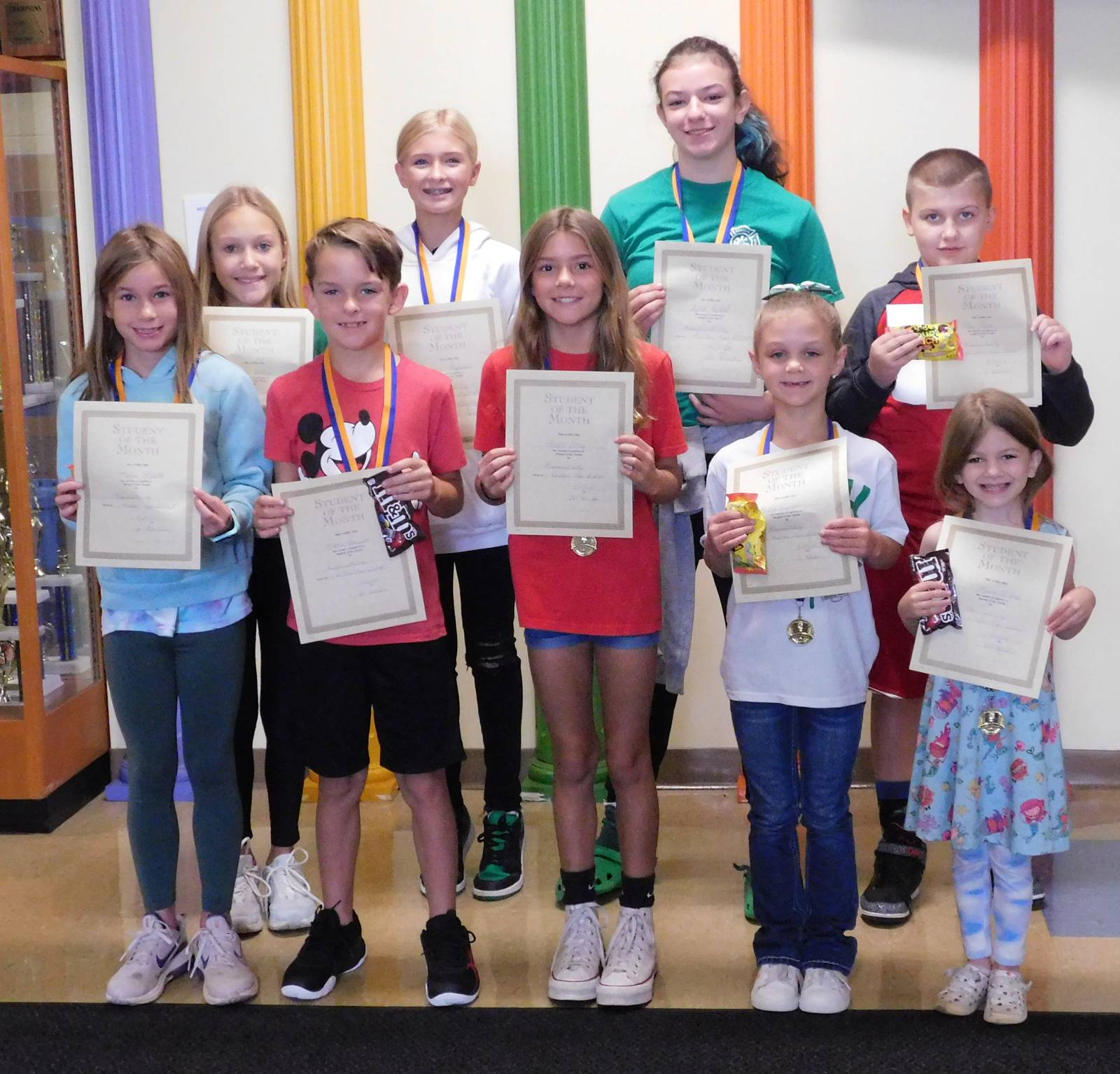 Milton Pope names August/September 2023 students of the month – Shaw Local