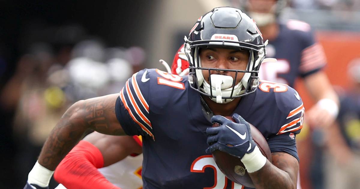 Chicago Bears running back Trestan Ebner has high expectations on kick ...