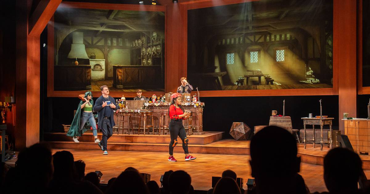 Review: Dice cast role-playing improv as terrific theater in ‘The ...