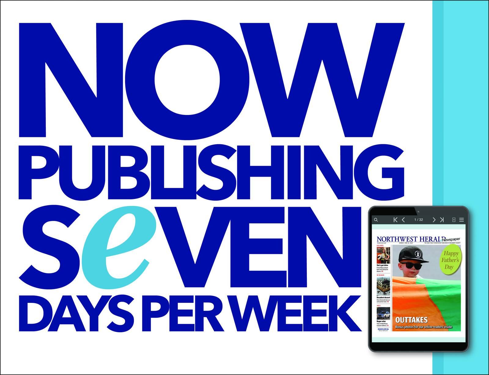 Northwest Herald returning to 7 days with Sunday eNewspaper – Shaw Local