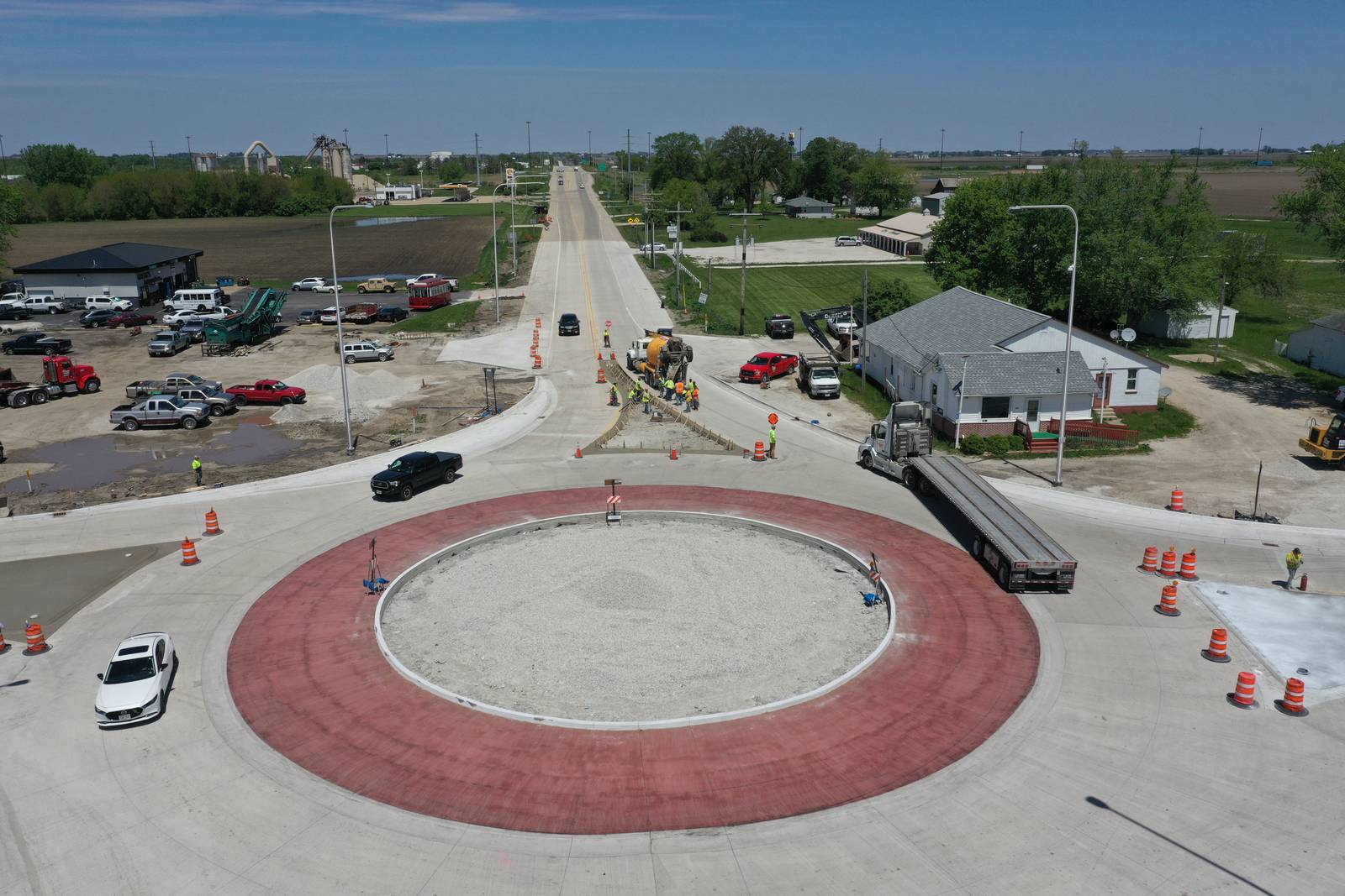 Photos: Utica roundabout nearing completion – Shaw Local