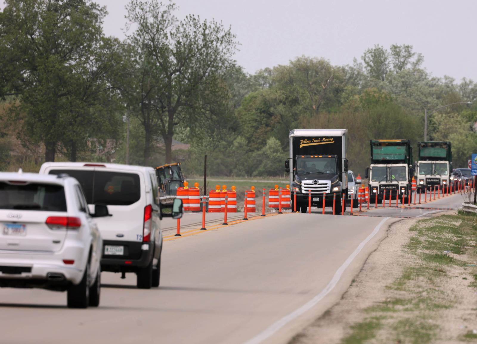 Photos: Construction underway on Peace Road in Sycamore – Shaw Local