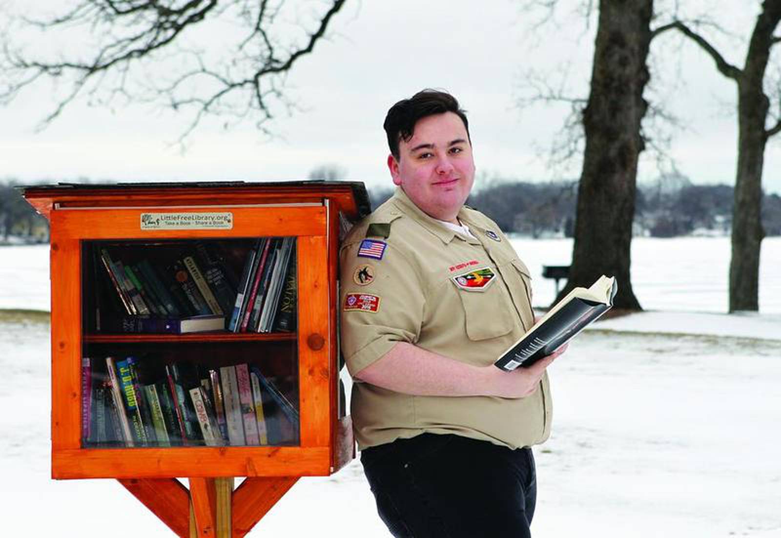 Scout creates ‘Little Free Libraries’ – Shaw Local
