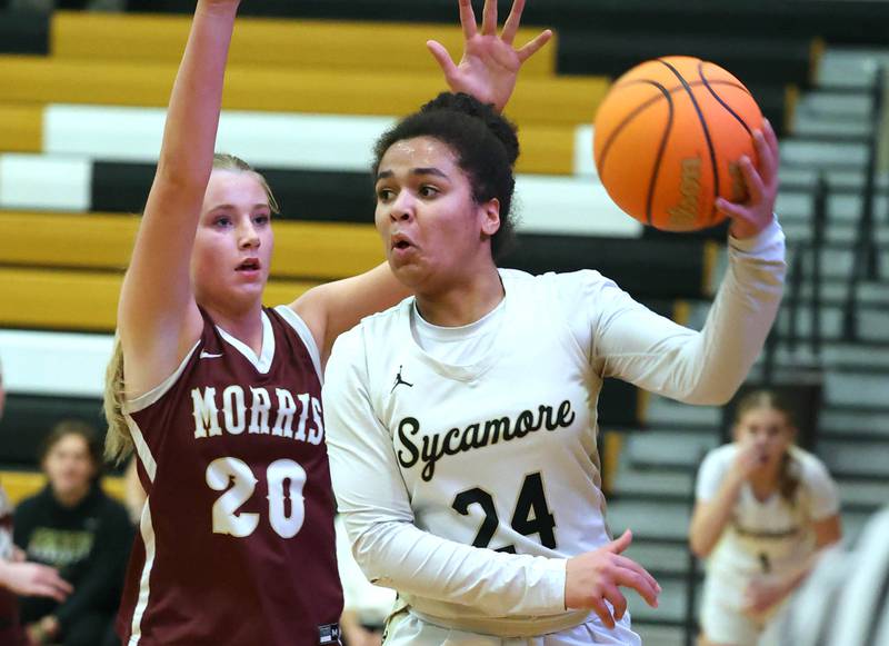 Photos: Sycamore, Morris girls basketball teams clash in Interstate 8 conference matchup – Shaw ...