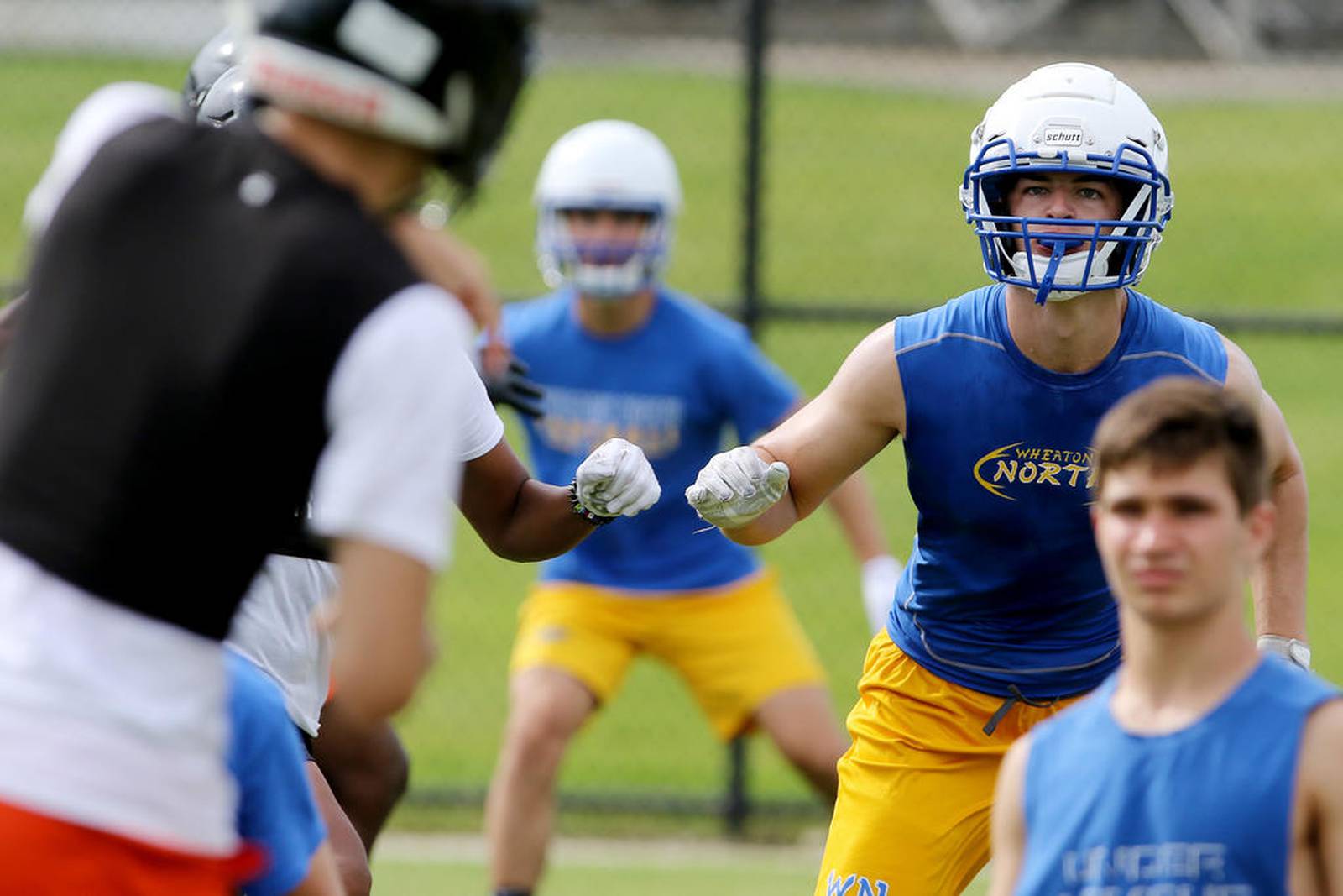 Northwestern recruit Xander Mueller to lead a young Wheaton North team ...