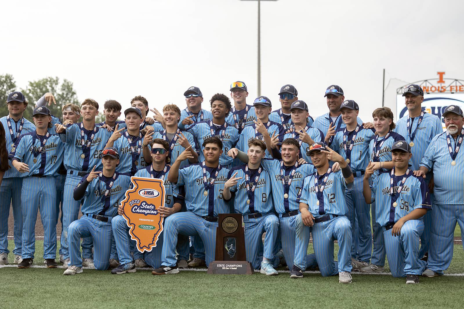 Marquette completes repeat, rallies in 7th to win 1A state title – Shaw ...