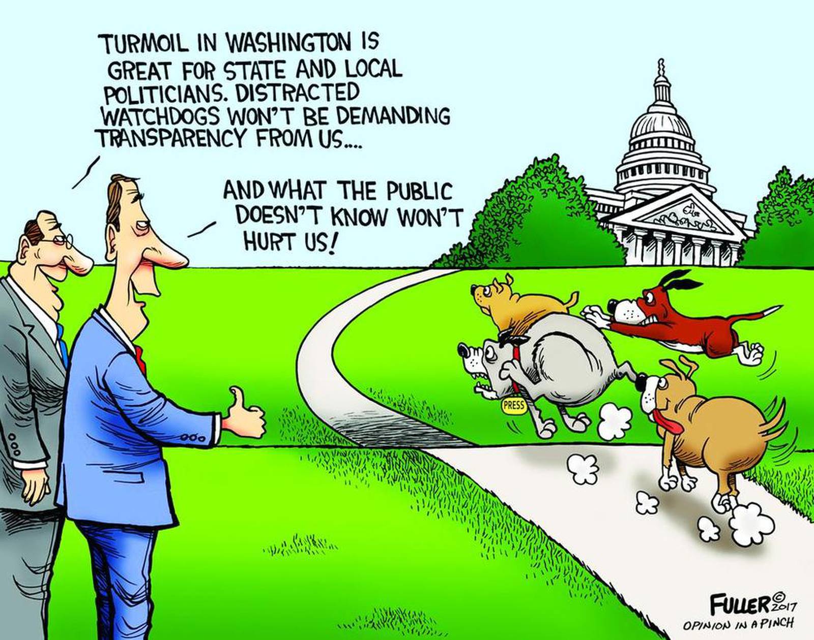 Editorial cartoon for Thursday, March 16, 2017 – Jake Fuller – Shaw Local