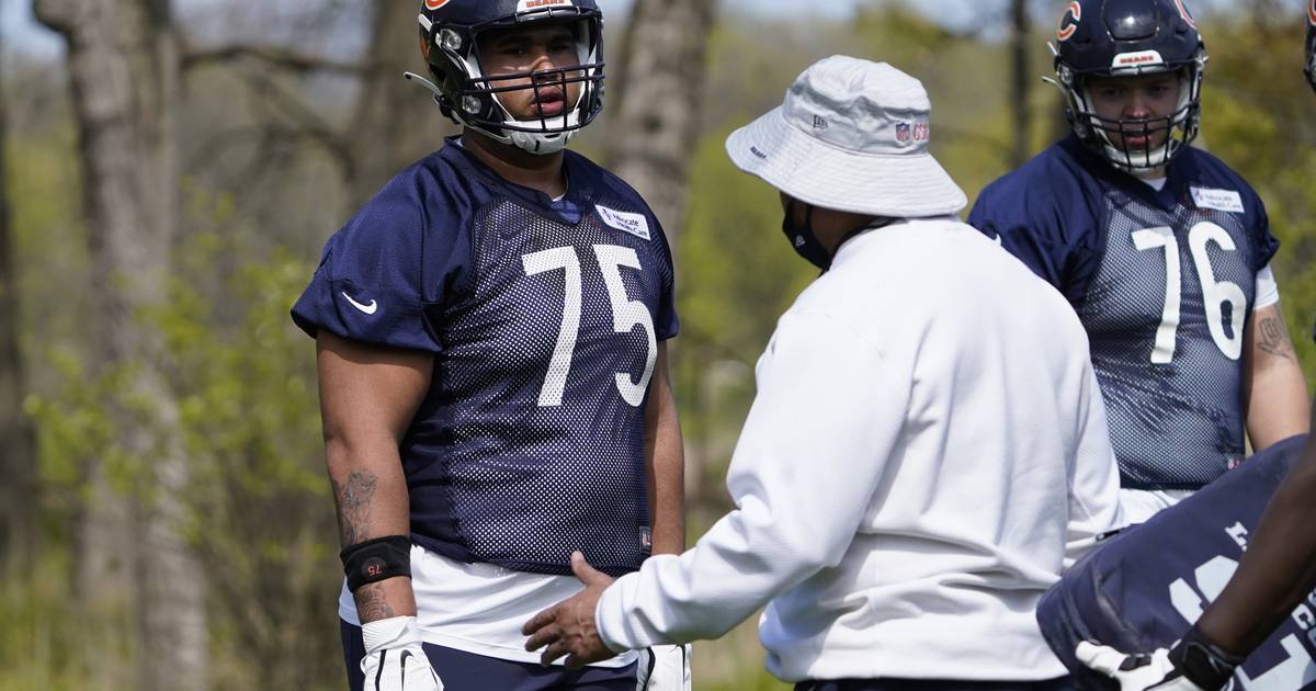 Help could be on the way at tackle with Bears rookie Larry Borom ...