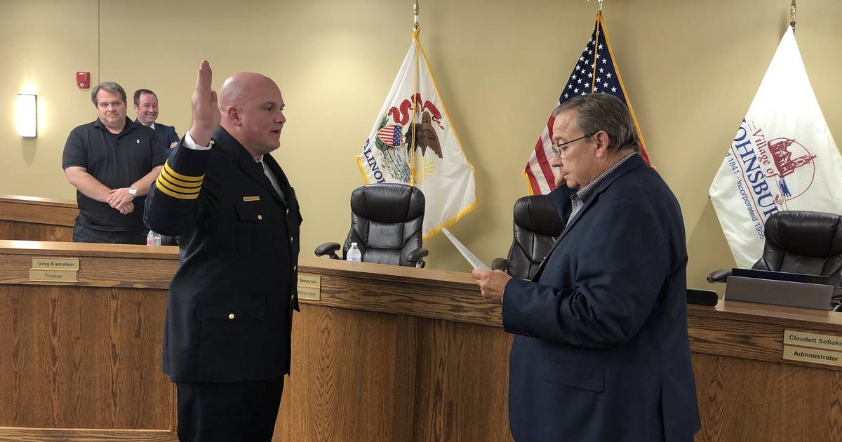 Johnsburg swears in interim police chief Jason Greenwald – Shaw Local