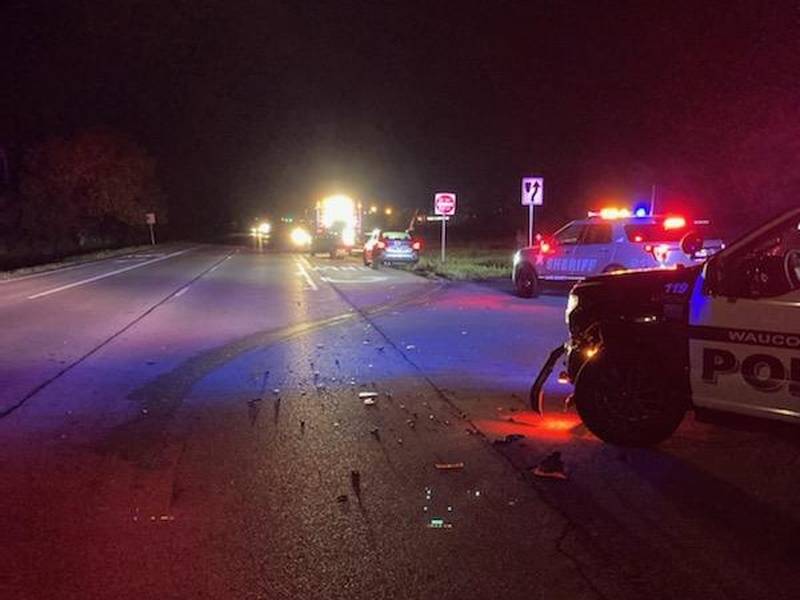 Police: Wauconda officer injured after using squad to block wrong-way ...