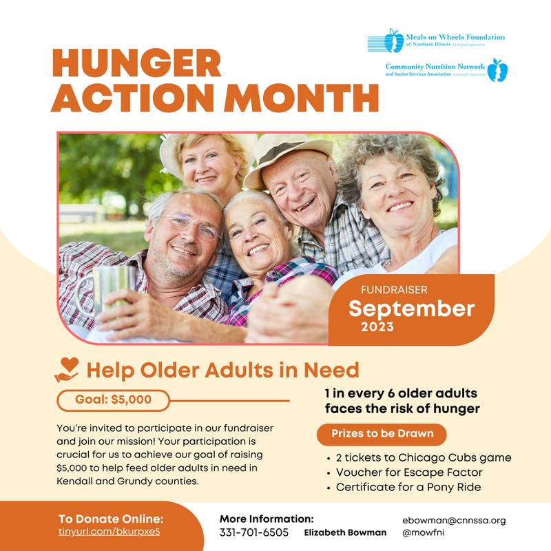 Meals on Wheels, Community Nutrition Network raising money for Hunger ...
